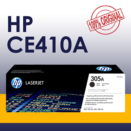 CE410A (ORI) HP 305A Black LaserJet Toner Cartridge ORIGINAL | Shopee ...