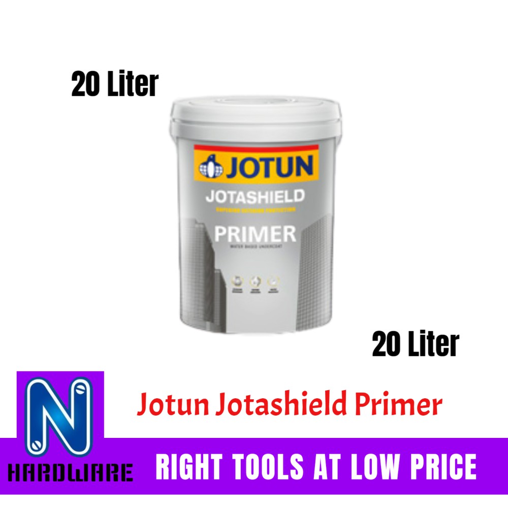 Jotun Paint Jotashield Primer Exterior Wall 20L - 20 Liter | Shopee ...