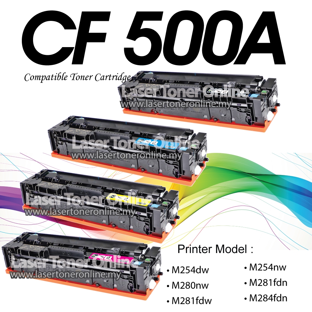 Compatible to HP CF500A CF501A CF502A CF503A 202A HP202A Color Laserjet ...