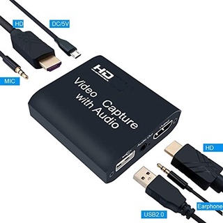 (AUDIO OUT) HDTV Video Capture Device 1080P with Audio+Video Capture ...