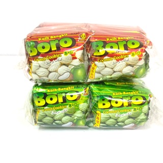 Boro Coconut Cookies 8pkt x14g Childhood Snack Keropok Kuih Bangkit Kek ...