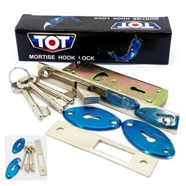 TOT MORTISE Single Mortise Hook Lock | Shopee Malaysia