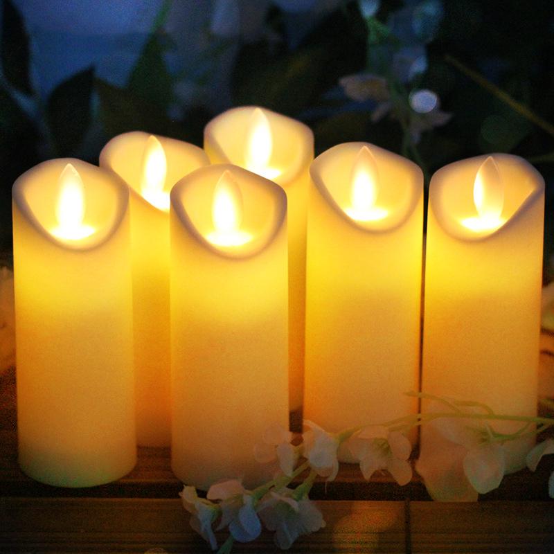 Flameless Led Electronic Candle Light Fake Candle Christmas Party ...