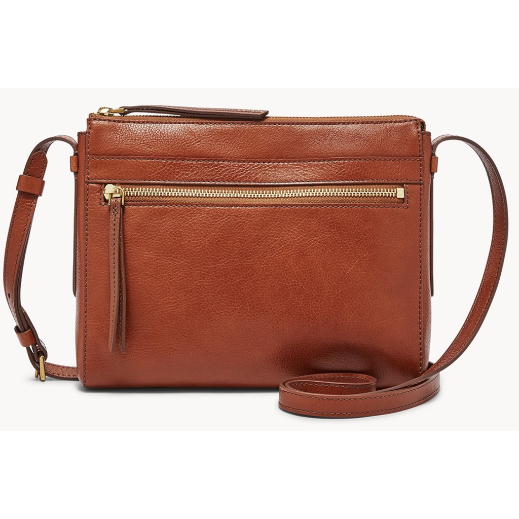 FOSSIL Felicity Crossbody in Brown Leather SHB2000210 [NEW AUTHENTIC ...