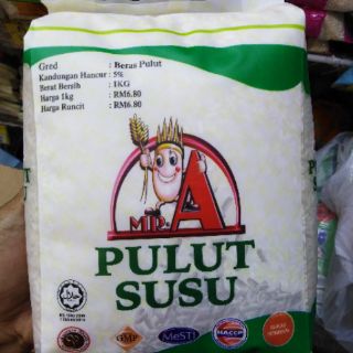 BERAS PULUT MR. A 1KG || PULUT SUSU ORIGINAL KEDAH | Shopee Malaysia
