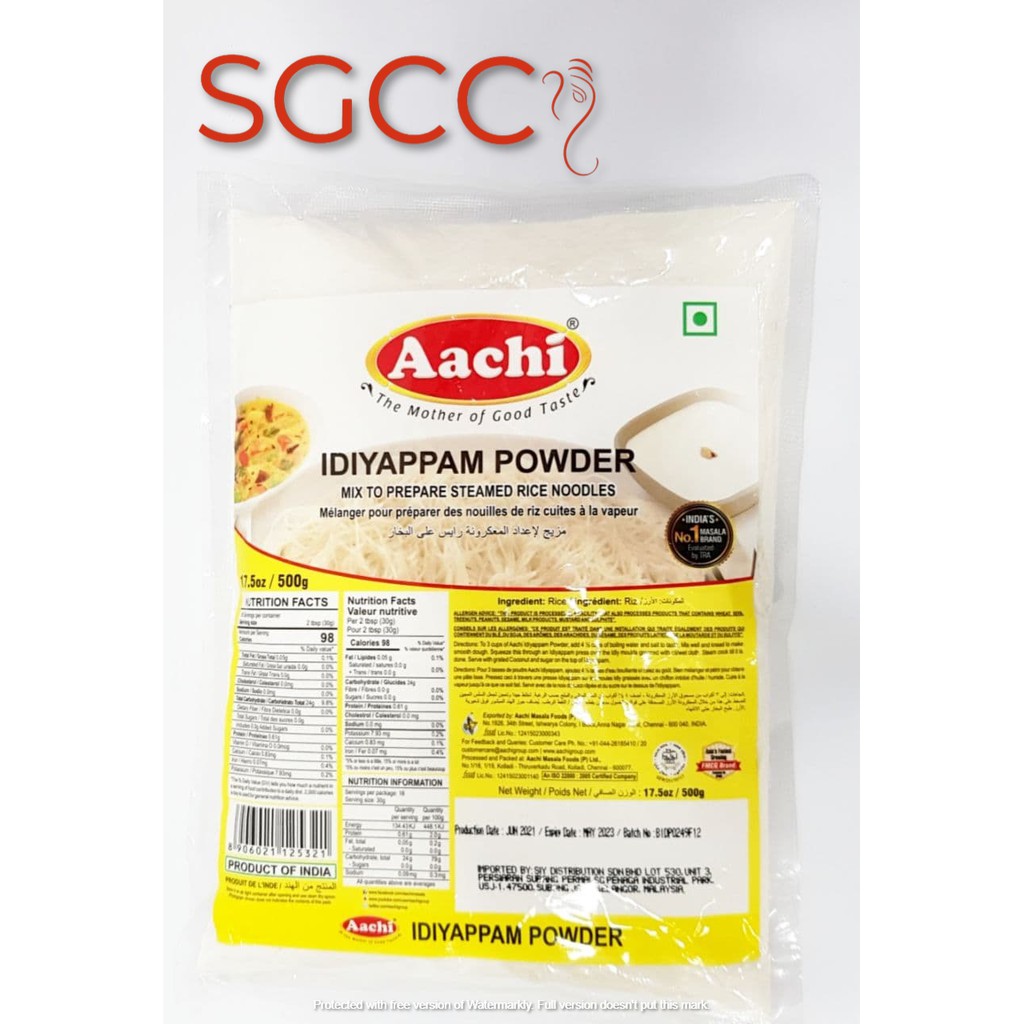 AACHI IDIYAPPAM POWDER (500 G) | Shopee Malaysia