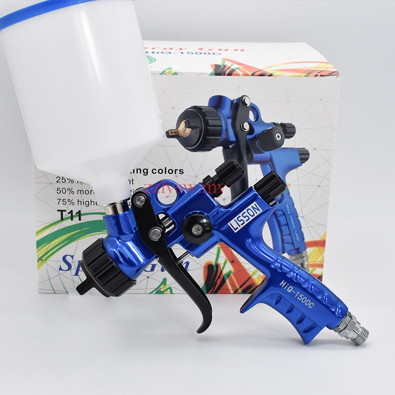 Spray Gun Lisson 1500C LVLP 1.3mm Professional Paint Spray Gun 600cc ...