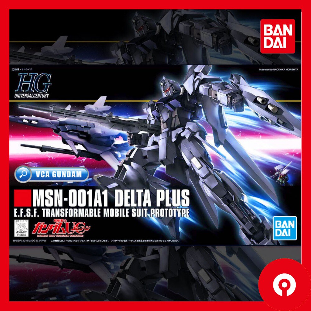 Delta Plus HGUC 1/144 READY STOCK Bandai (Gundam Model Kits) | Shopee ...