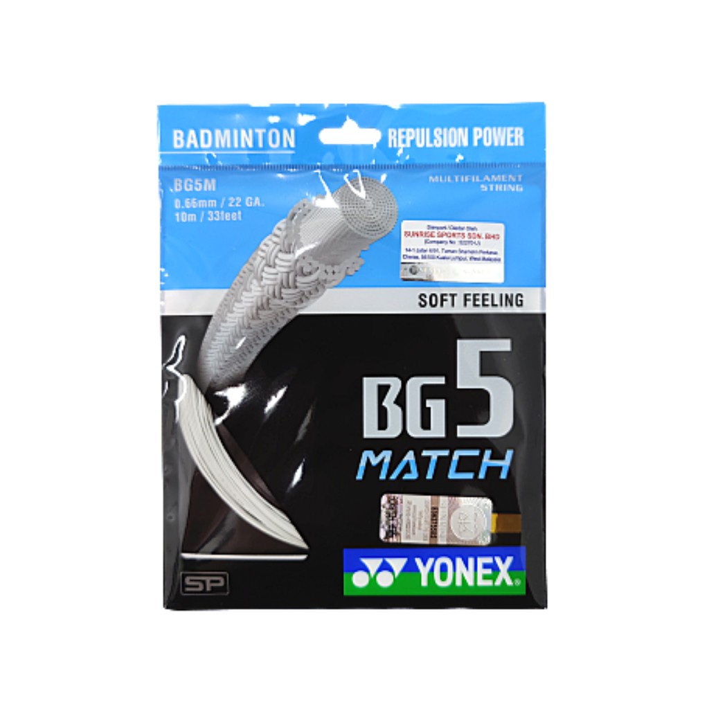 Yonex BG5 Match Badminton String [100% Original from Sunrise] | Shopee Malaysia