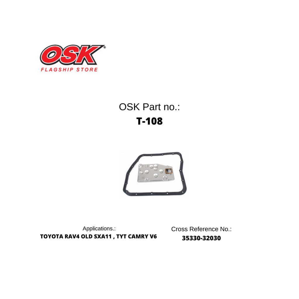 OSK AUTO TRANSMISSION FILTER for TOYOTA RAV4 OLD SXA11 , TYT CAMRY V6 ...