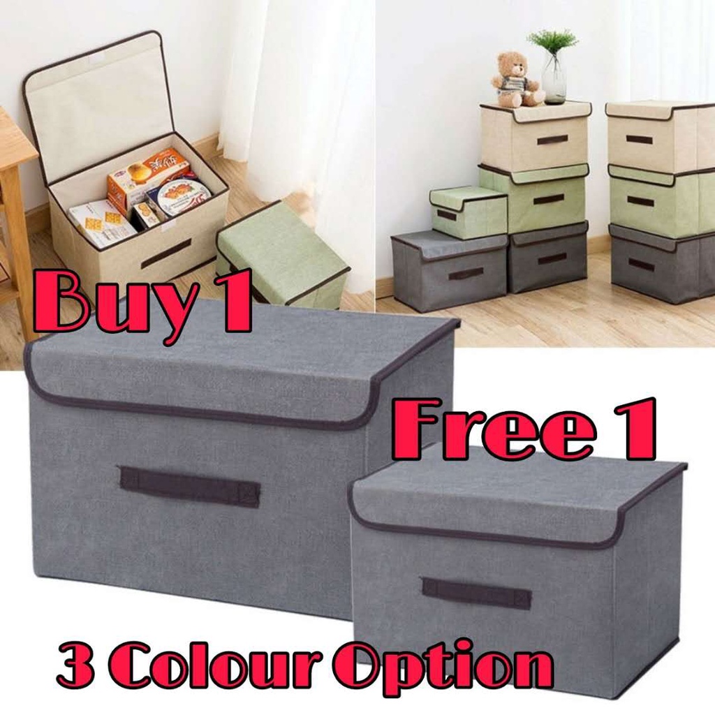 PSB_Storage Cube Box Fabric Foldable Collapsible Storage Box Organizer ...