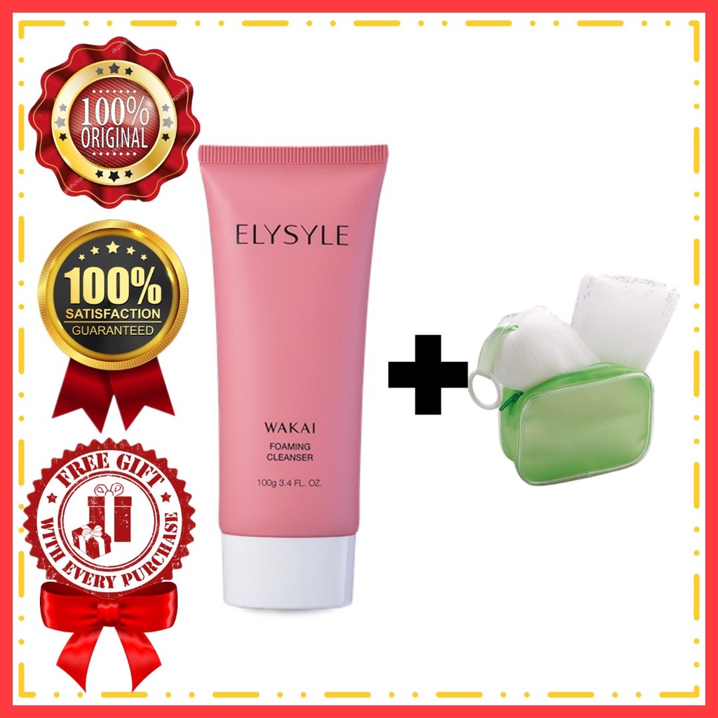 WAKAI FOAMING CLEANSER 100G + NETTING | Shopee Malaysia