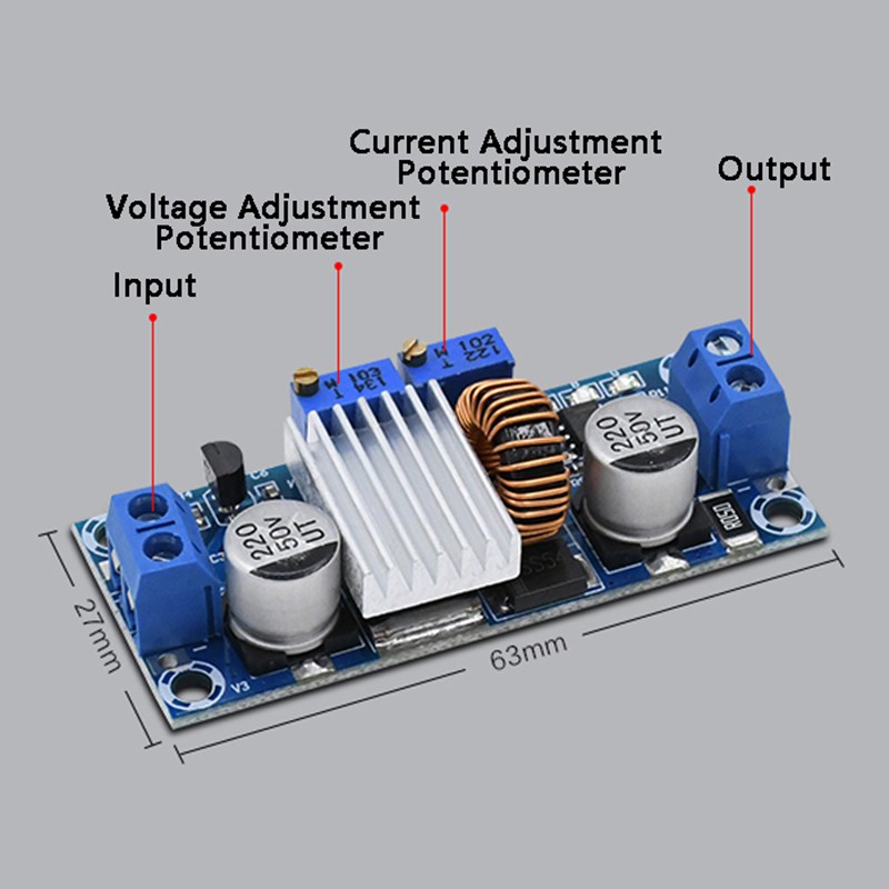 일정 전류/전압 공급 DC 파워 모듈 -5A (Constant Current/Voltage Power Module -5A)