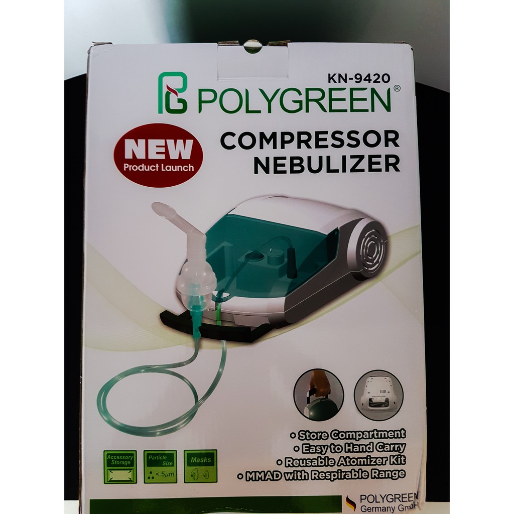 POLYGREEN COMPRESSOR NEBULIZER KN-9420 | Shopee Malaysia