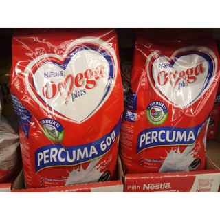 SUSU OMEGA PLUS 150G/600G DAN 1KG READY STOCK/OMEGA DARK COKLAT NEW ...