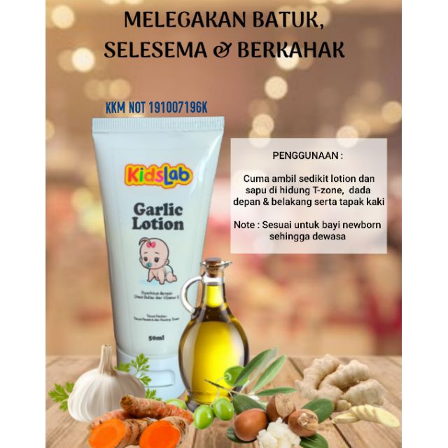 GARLIC LOTION ( SABAH ) | Shopee Malaysia