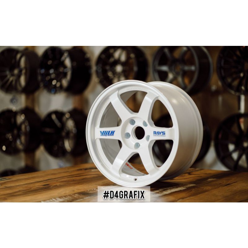 STICKER RIM TE37 VOLK RACING WHEEL RAYS ENGINEERING | Shopee Malaysia