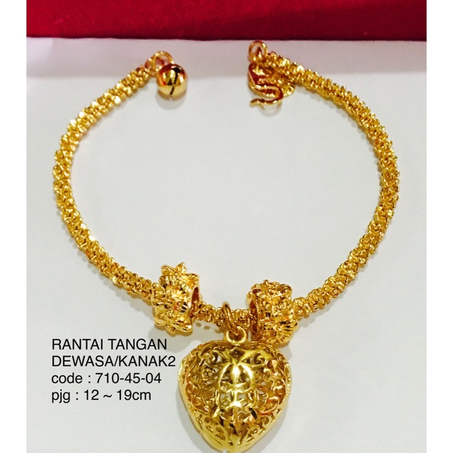Emas korea (emas sadur 24k) | Shopee Malaysia