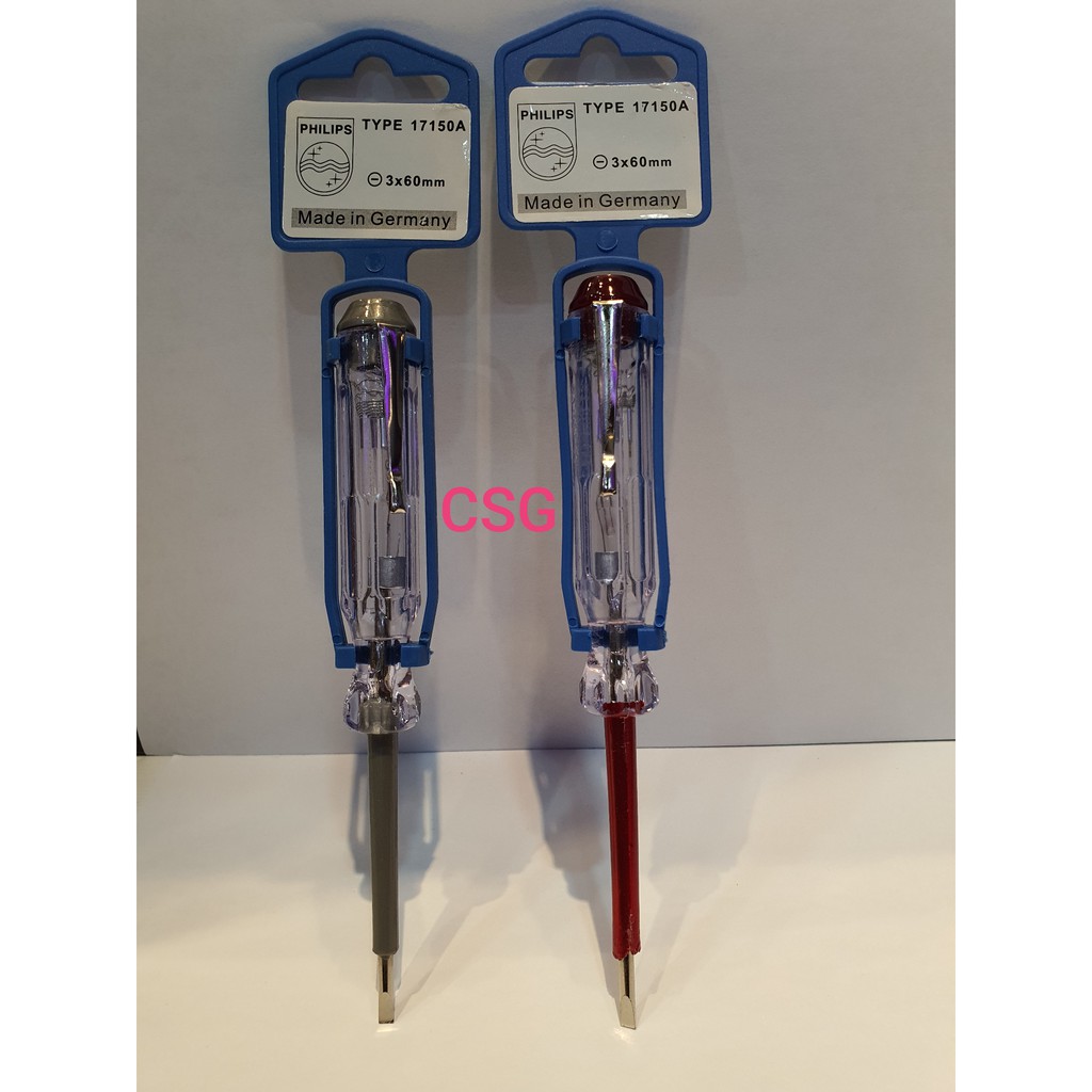 PHILIPS TEST PEN FOR ELECTRICAL ( GREY / RED ) | Shopee Malaysia
