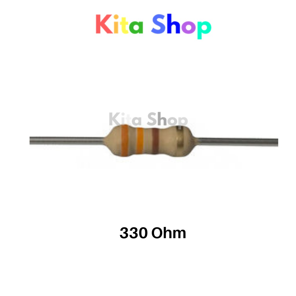 Resistor 330 Ohm (Carbon - 0.25W) | Shopee Malaysia