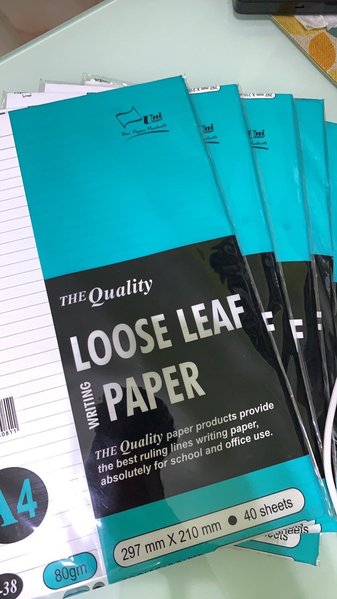 LOOSE LEAF WRITING PAPER 297MM X 210 A4 40 SHEETS Shopee Malaysia