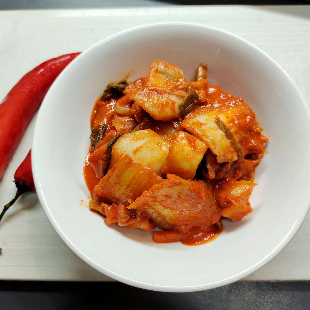 Kimchi Kobis Homemade Pedas Lazat Dimakan Kerana Cukup Rasa Masam dan ...