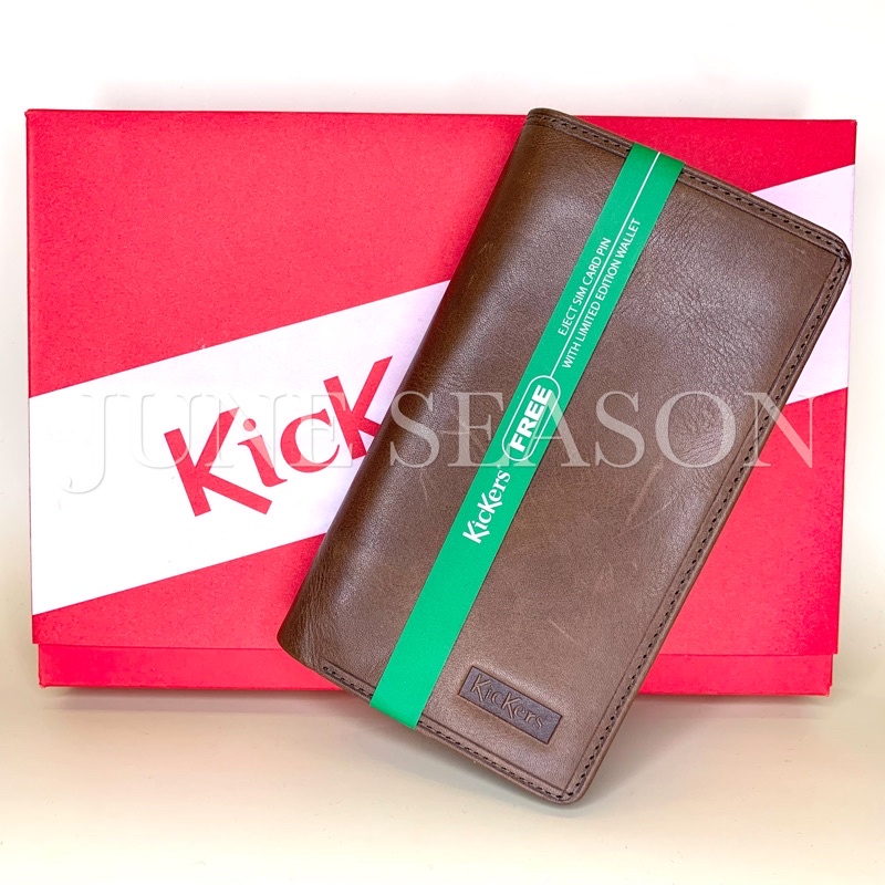 Kickers Long Wallet Genuine Leather 100% Original abc (L-51242 ...