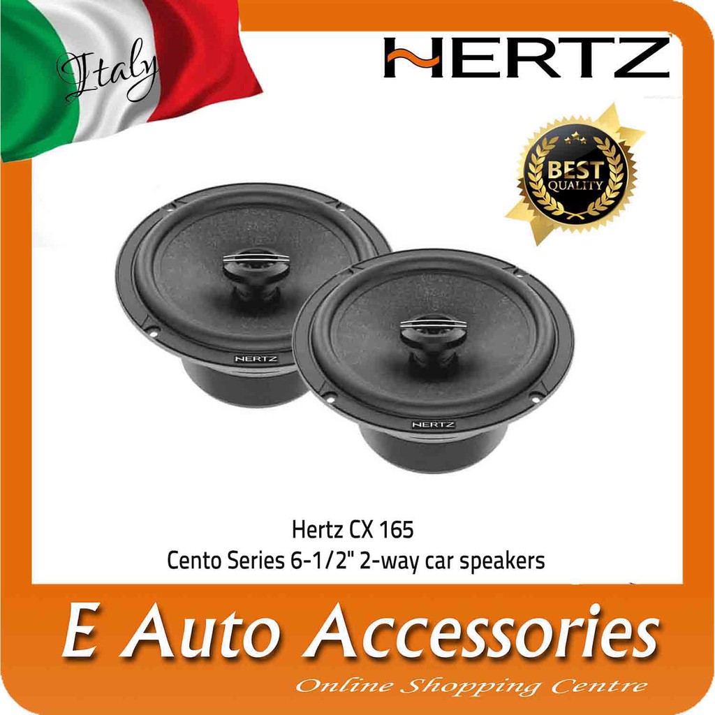 Hertz CENTO CX 165 6.5 Inch Two Way Coaxial Car Speaker 210 Watts | Shopee Malaysia