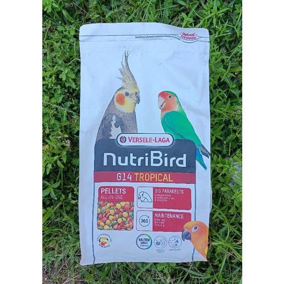 PELLETS NUTRIBIRD G14 TROPICAL 1KG BIG PARAKEET | Shopee Malaysia