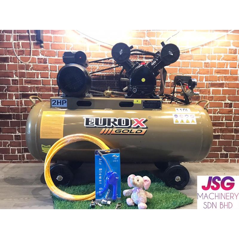 Ready stock MALCOMAIR 100L / Euro x gold 100L 2HP AIR COMPRESSOR MAL ...