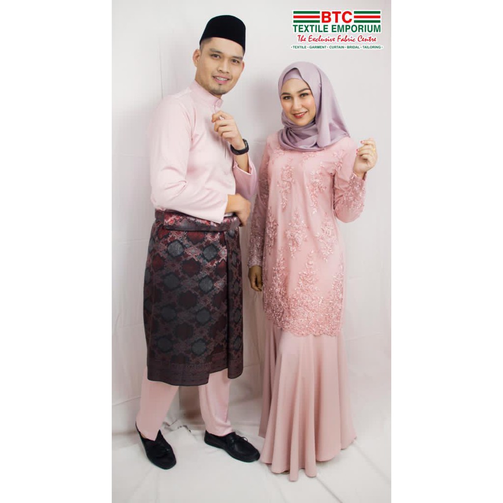 Baju Raya Couple Set Baju Kurung And Baju Melayu Shopee Malaysia