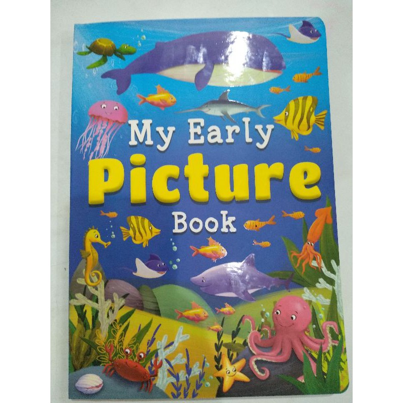 BUKU BUDAK MY EARLY PICTURE BOOK - BLUE | Shopee Malaysia
