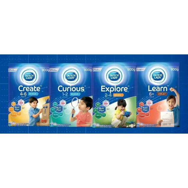 DUTCH LADY POWDER MILK FOR CHILDREN (ASSORTED), 900g | Shopee Malaysia