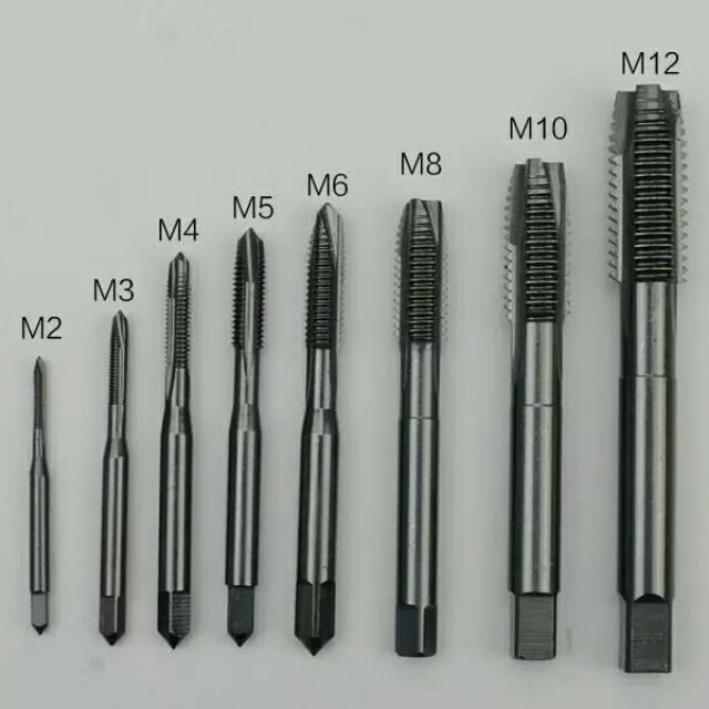 (H001) HSS spiral point machine tap M3/M4/M5/M6/M8/M10/M12 | Shopee ...