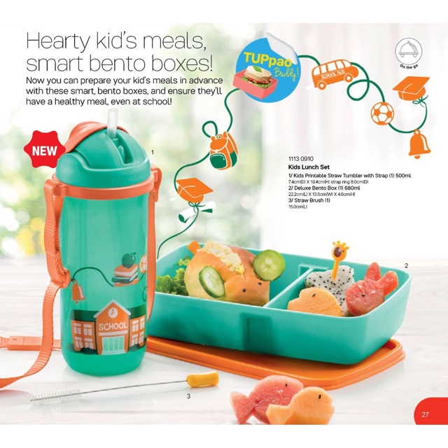 Tupperware kids lunch set | Shopee Malaysia