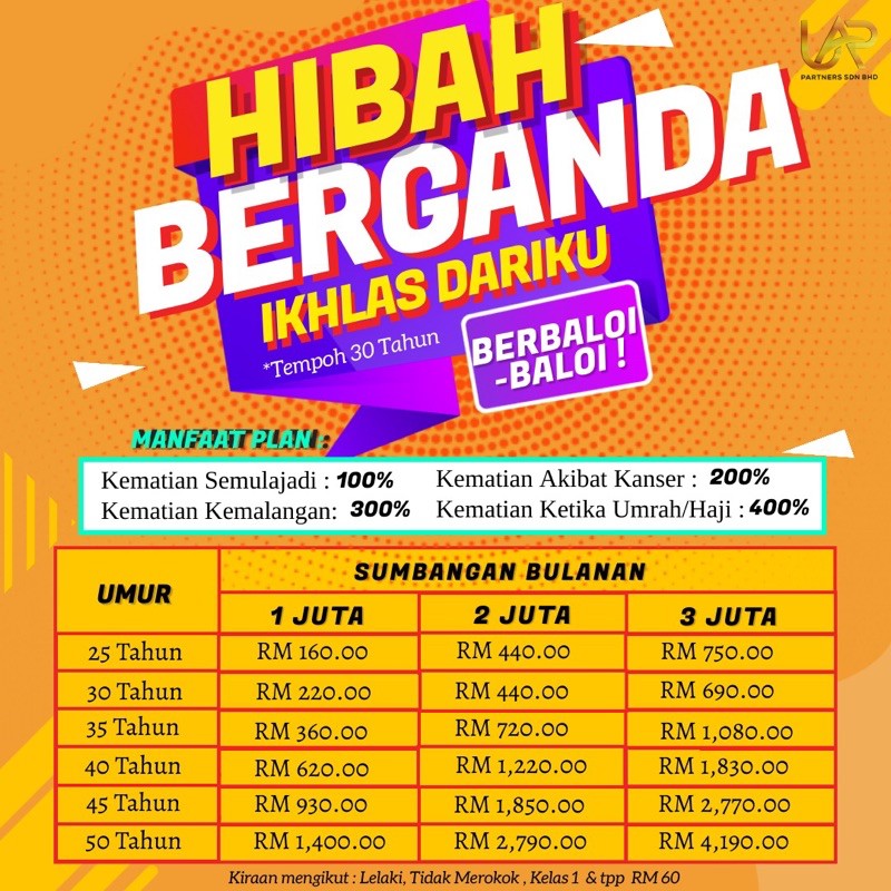 PLAN DARIKU - HIBAH BERGANDA | Shopee Malaysia