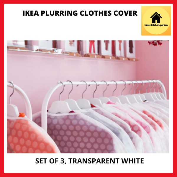 IKEA PLURING CLOTHES COVER, SET OF 3 | Shopee Malaysia