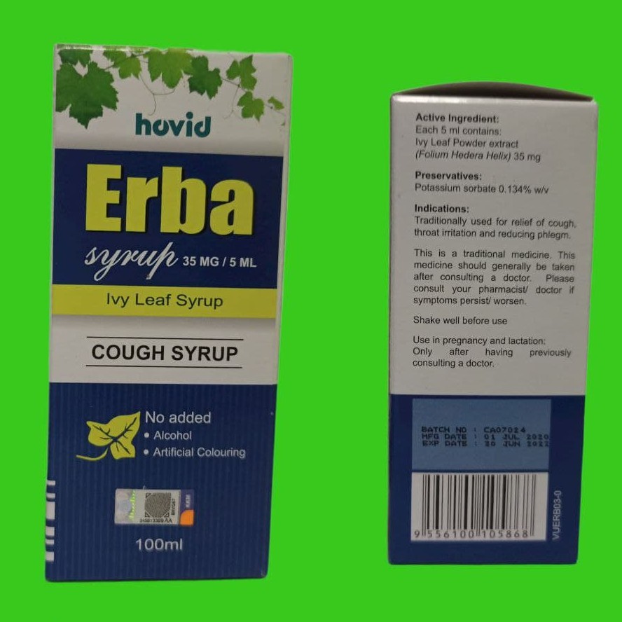 Hovid Erba Syrup | BeeCost