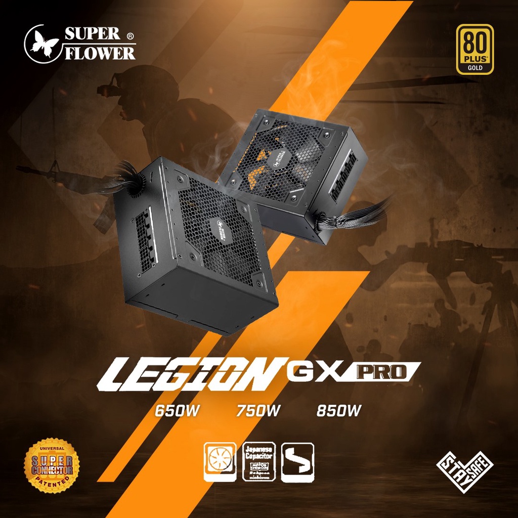 Super Flower LEGION GX PRO Series 80+ Gold Semi Modular PC Desktop ...