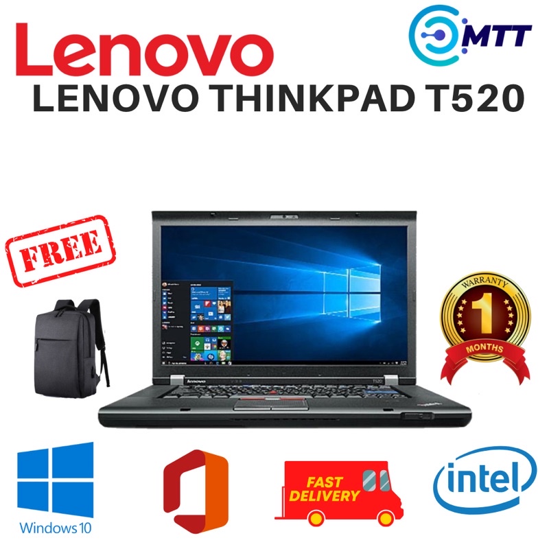 LENOVO THINKPAD T520 Core i5 15.6” | Shopee Malaysia