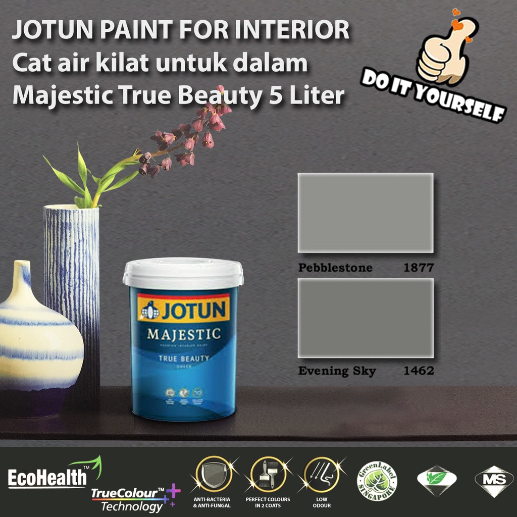 Jotun Majestic True Beauty Collection 5 Liter Pebblestone 1877 ...