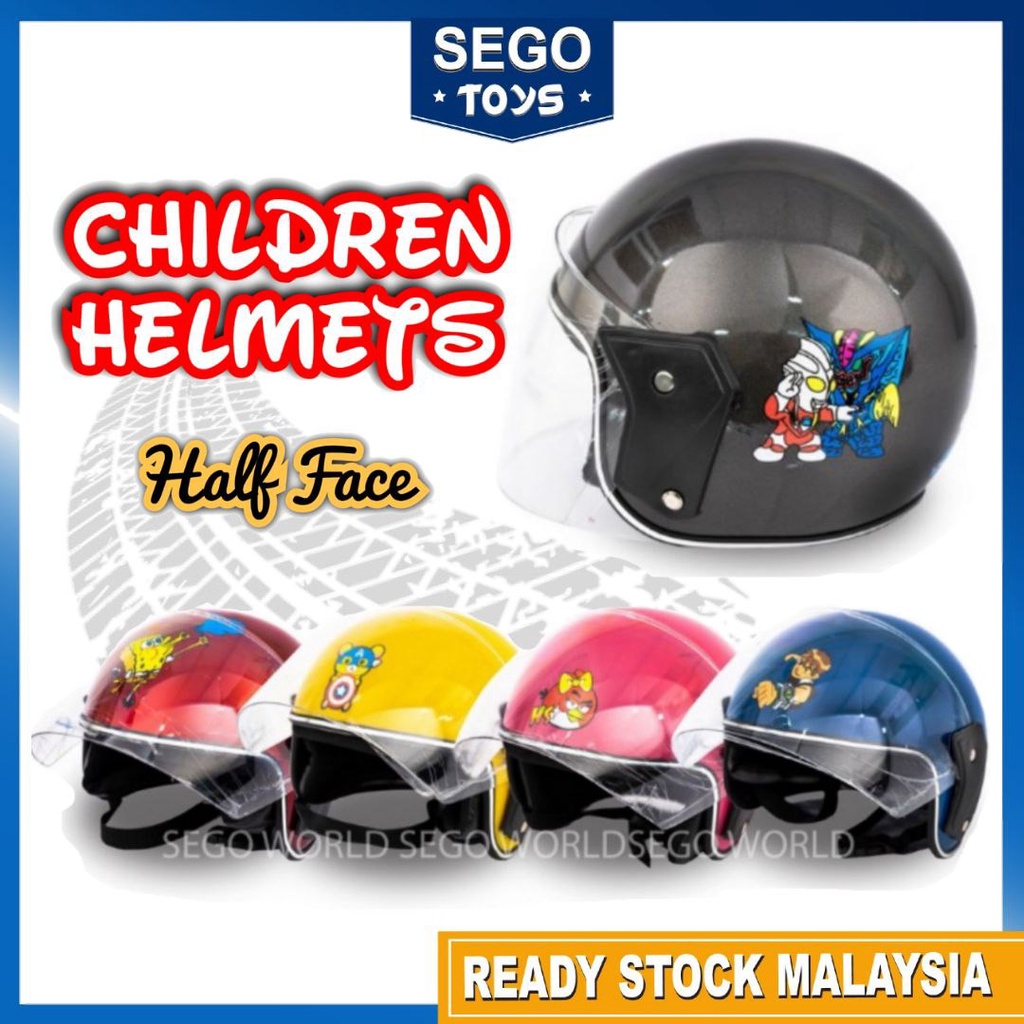 Kids Helmet Cartoons / Murah Helmet Budak HALF FACE- READY STOCK儿童头盔 ...