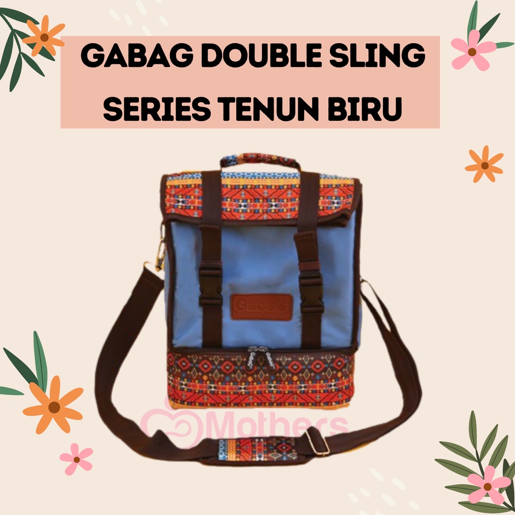 ORIGINAL GABAG DOUBLE SLING SERIES TENUN BIRU FREE GABAG ICEPACK ...
