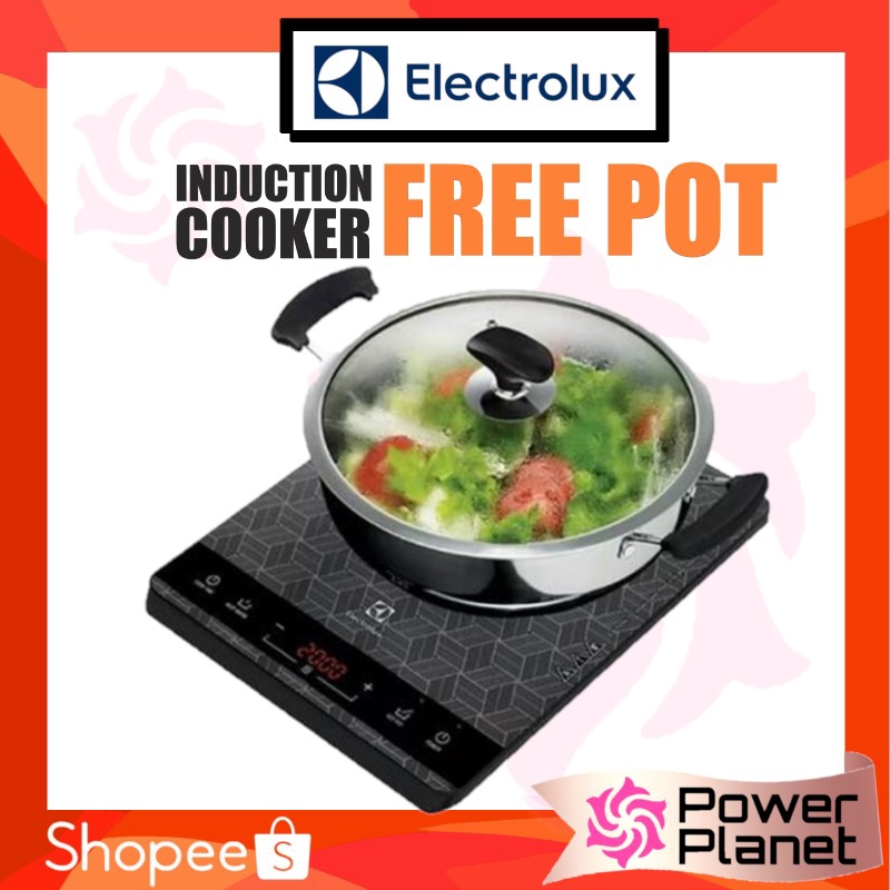 Electrolux Induction Cooker ETD29PKB (FREE POT) | Shopee Malaysia