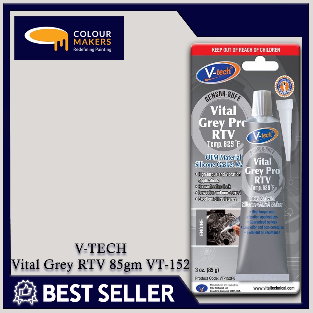 V-TECH VT-152P85 Vital Grey Pro RTV 3 oz (85G) | Shopee Malaysia