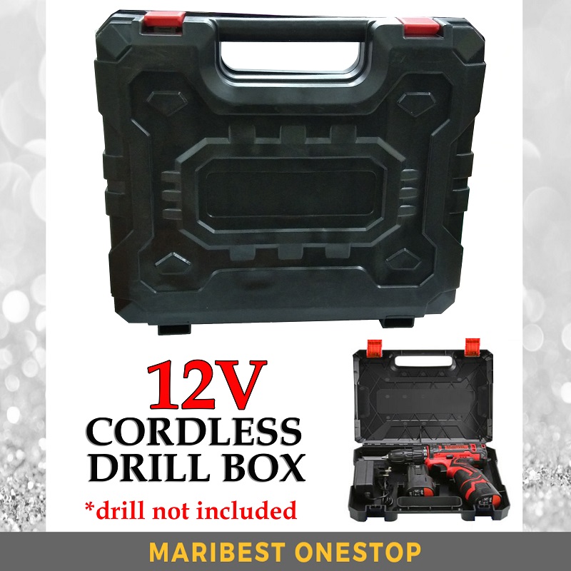 12V Electric Cordless Drill Empty Carrying Case Casing Drill Box ...