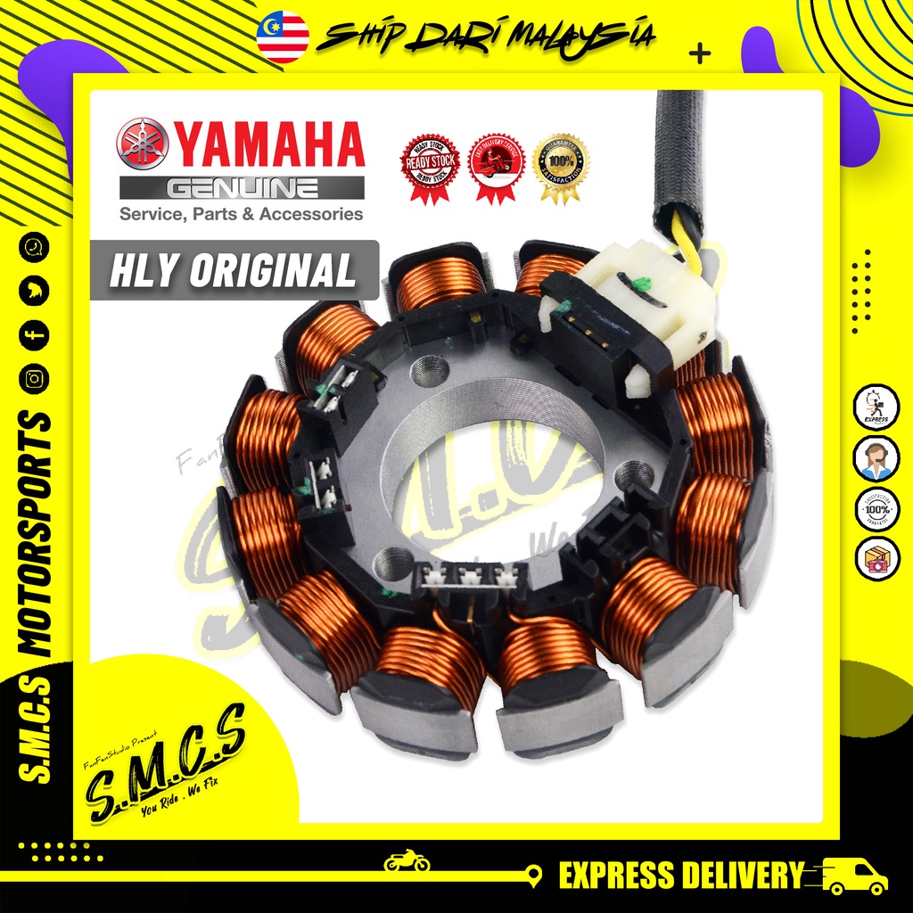 YAMAHA FUEL COIL LC135 V1 V2 V3 V4 V5 V6 V7 Starter Stator Assy Magnet [100% ORIGINAL] (Yamaha ...