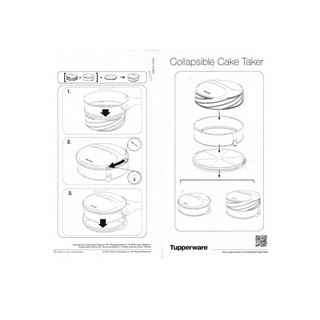 Tupperware Collapsible Cake Taker (1) (1110 7928) | Shopee Malaysia