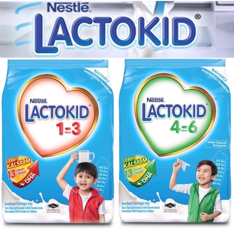Nestle Lactokid 1-3 Years / 4-6 Years (900g) | Shopee Malaysia