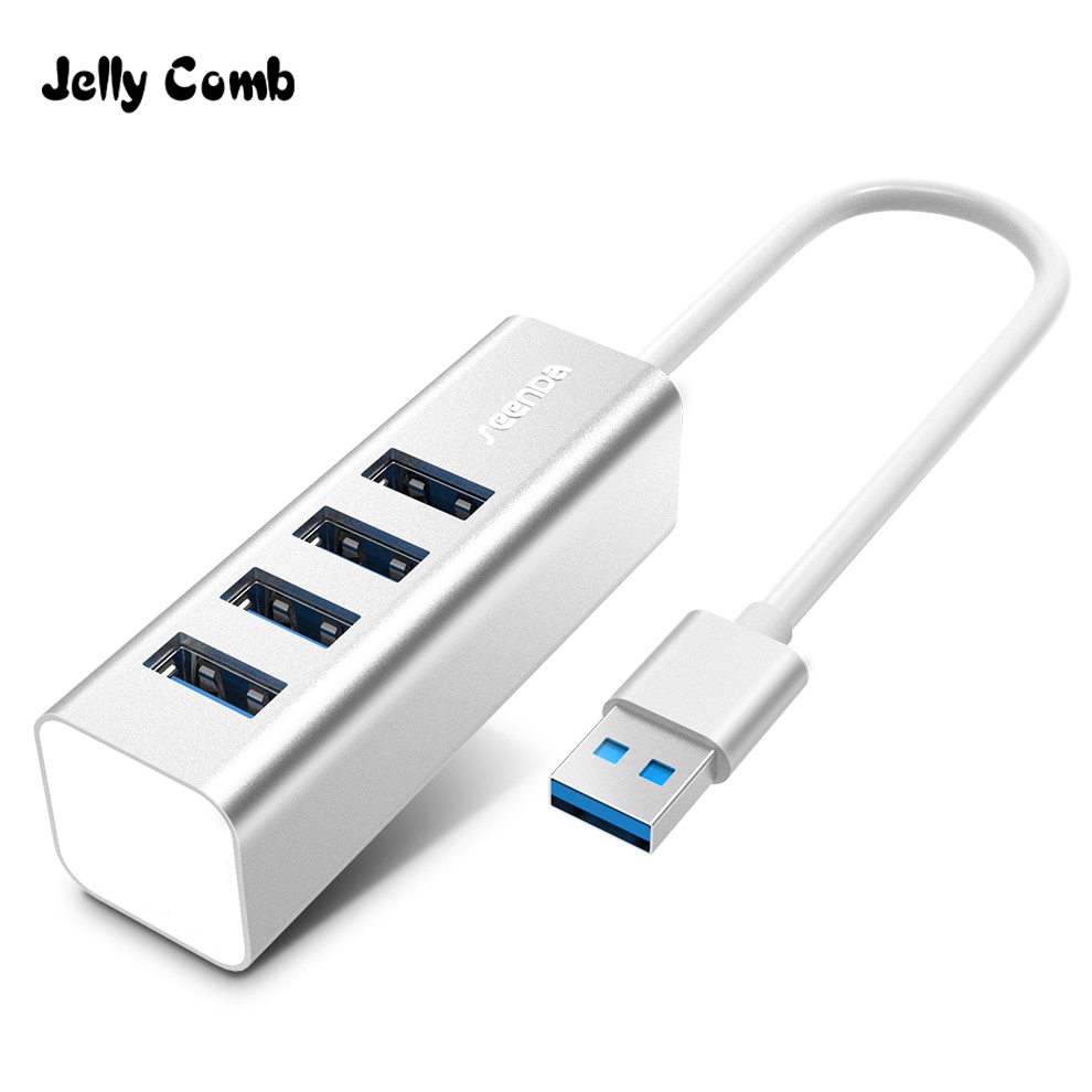 [Ready Stock]Jelly Comb Aluminum USB HUB 2.0 External 4 Port Portable ...